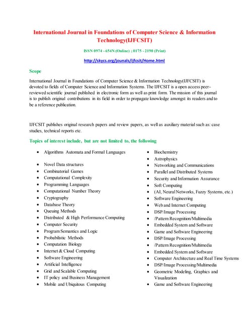 International Journal of Artificial Intelligence & Machine Learning ...