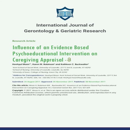 International Journal of Gerontology & Geriatric Research | PDF