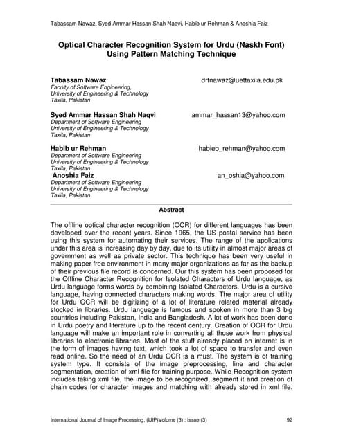 Design And Description Of Feature Extraction Algorithm For Old English Font Pdf