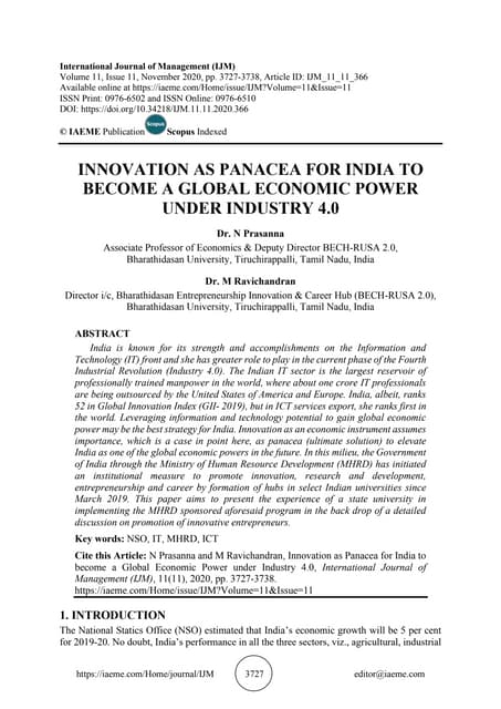 India’s Technological Journey: Unlocking Opportunities for Full Stack Innovators | PDF