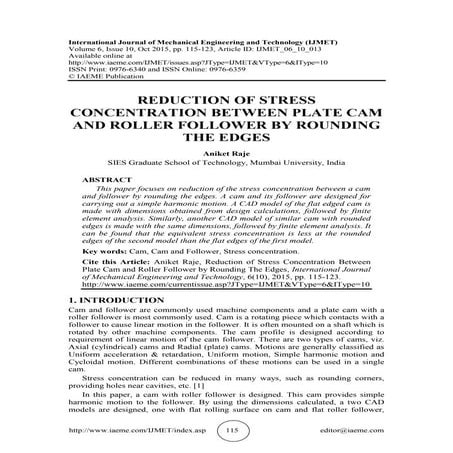 Module 4 numerical problems on cams | PPTX