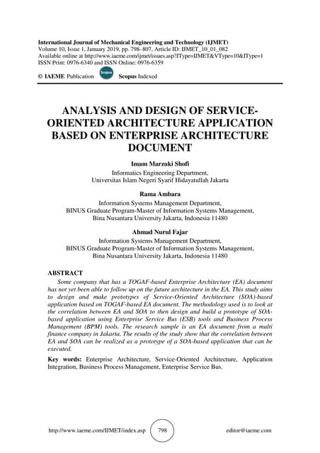 Information System Architecture | PDF | Databases | Computer Software and Applications