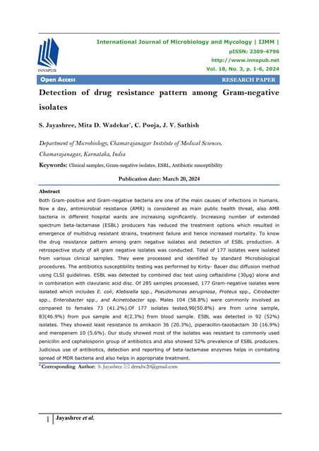 Detection of methicillin resistance in Staphylococcus species from clinical samples | PDF