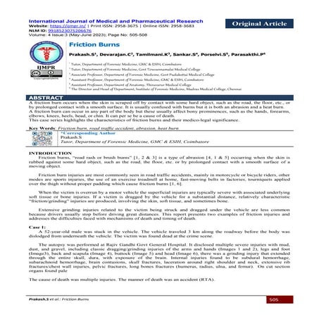 Friction Burns | DOCX