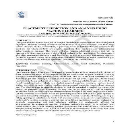 journal for research | PDF