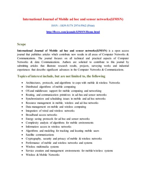 Advantages Of Ad Hoc Sensor Network Driving Application Pptx