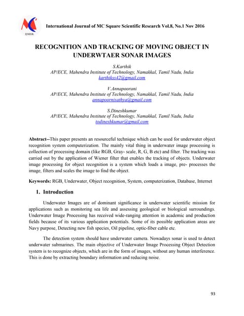 Recognizing and Tracking Outdoor Objects by Using Artoolkit Markers | PDF