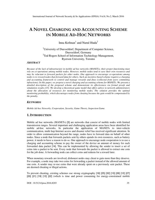 A secure payment scheme with low communication and processing overhead for multihop wireless ...