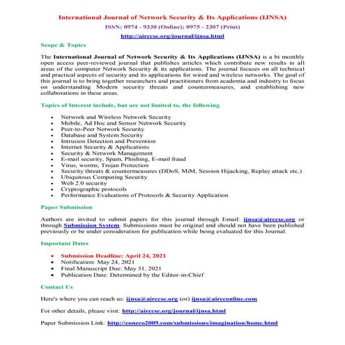 Presentation on Network Security | PDF