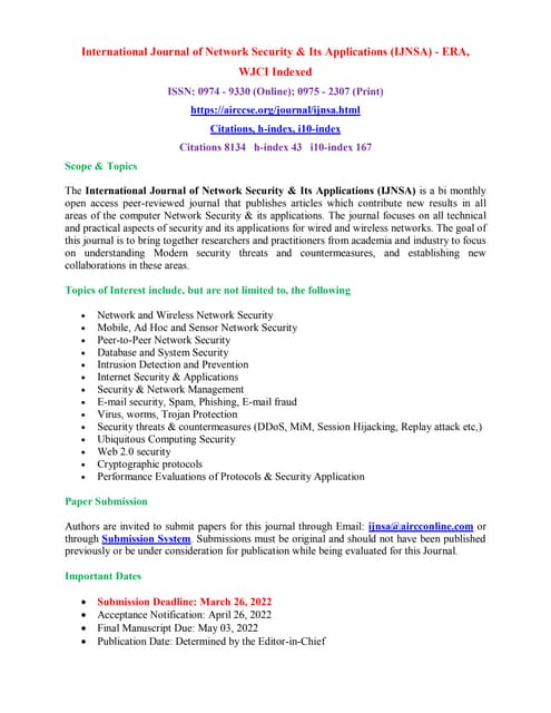 Presentation on Network Security | PDF