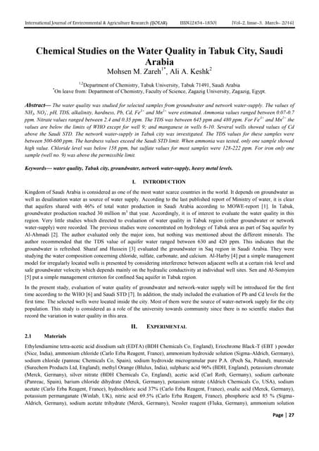 Phenate method of ammonia | PDF