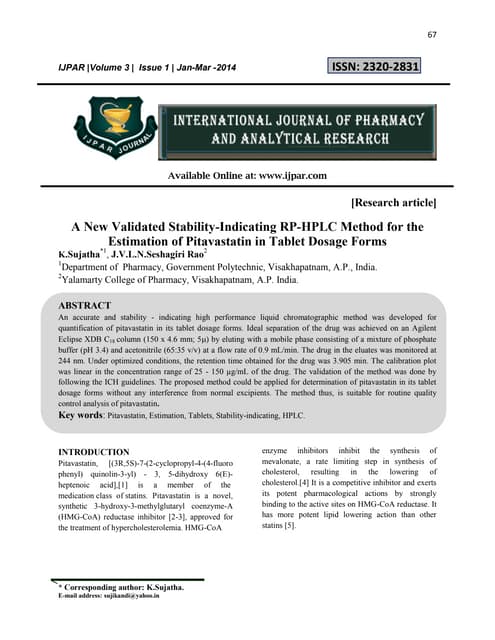 Development and Validation of RP – HPLC Method for the estimation of Oxyclozanide in Pure and ...
