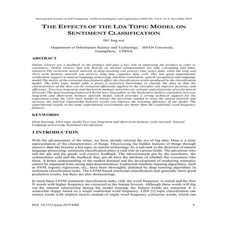 Document Clustering using LDA | Haridas Narayanaswamy [Pramati] | PDF