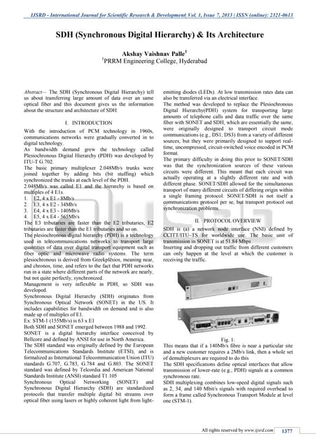 SDH Frame Structure | PPTX