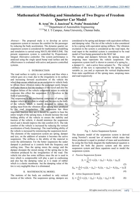 Anti lock braking (ABS) Model based Design in MATLAB-Simulink | PDF ...
