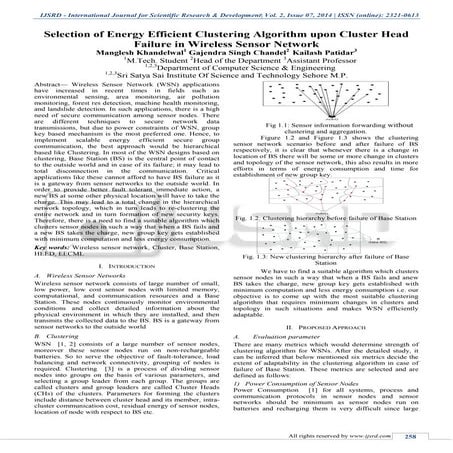 Selection Of Energy Efficient Clustering Algorithm Upon Cluster Head 6834