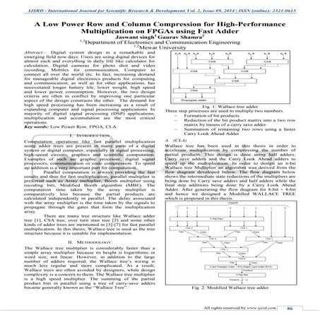 Wallace tree multiplier.pptx1 | PPTX
