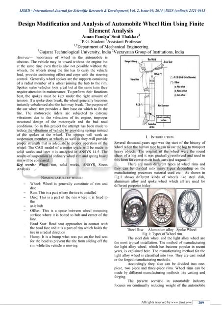 Analysis of Disc Brake by Modifying in Design and Material Composition of Disc | PDF