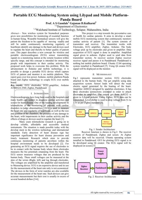 An Implementation of Embedded System in Patient Monitoring System | PDF
