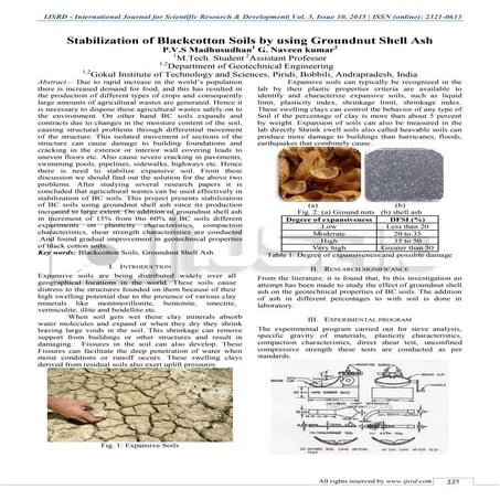 Stabilisation of Black cotton Soils by Using Groundnut Shell Ash | PDF