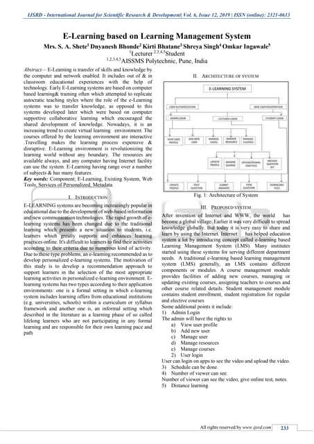 AN OVERVIEW OF CLOUD COMPUTING FOR E-LEARNING WITH ITS KEY BENEFITS | PDF | Internet | Computing