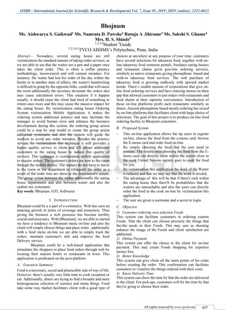 Online food ordering system project report.pdf