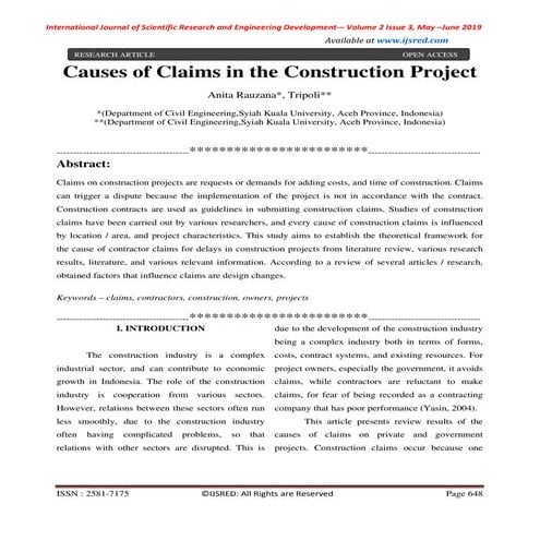 M Sc - Nefert Moussa - Risk Allocation in Egyptian Construction ...