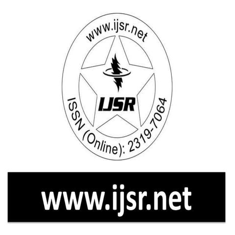 International Journal of Science and Research (IJSR) | Online Research ...