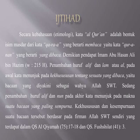 Ijtihad | PPTX