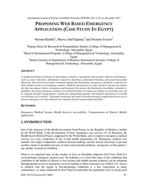 Emergency Medical Services in Malaysia | PDF