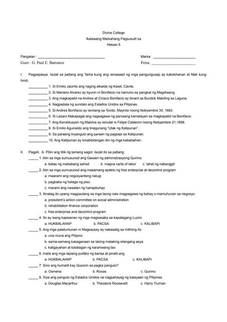 Ang mangingisda | PDF