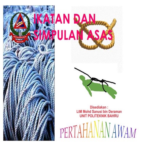 Ikatan dan simpulan tali | PDF