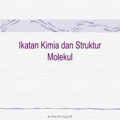 Ikatan kimia ppt | PPTX