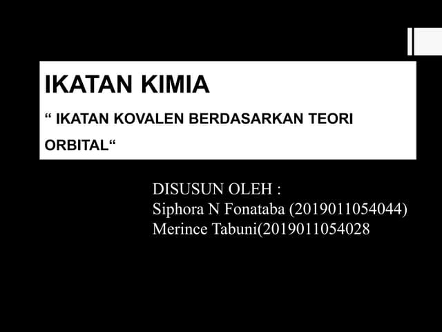 Ikatan pi dan ikatan sigma | DOCX