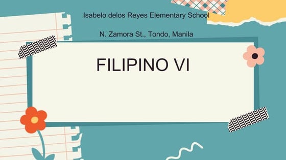 Paggawa ng Dayagrama ng Ugnayang Sanhi at Bunga | PPT