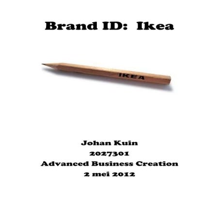 Ikea brand id | DOCX