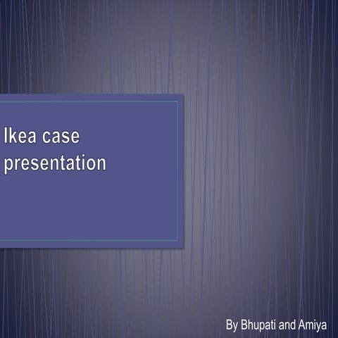 Ikea operations | PPTX