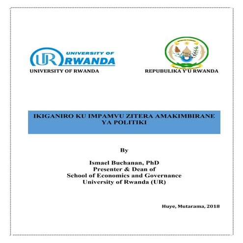 IKIGANIRO KU IMPAMVU ZITERA AMAKIMBIRANE YA POLITIKI.pdf