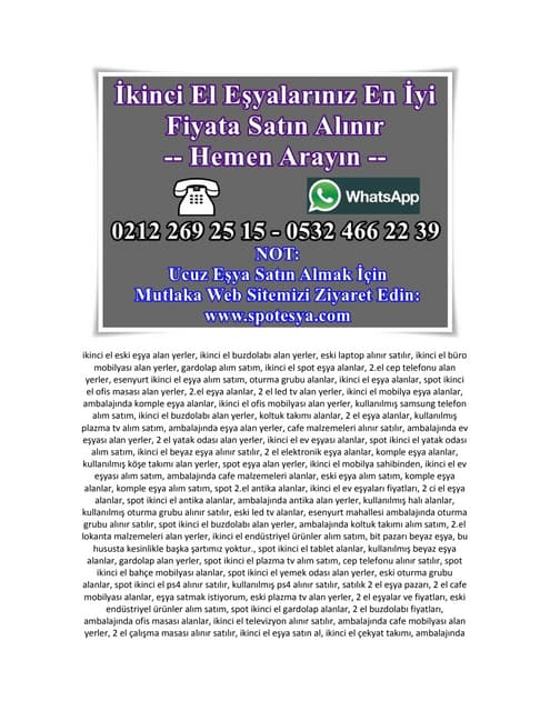 İkinci el kombi alanlar | PDF