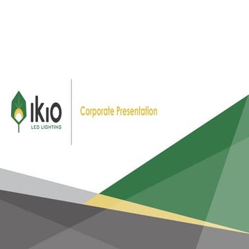 IKIO LED LIGHTING | PPT