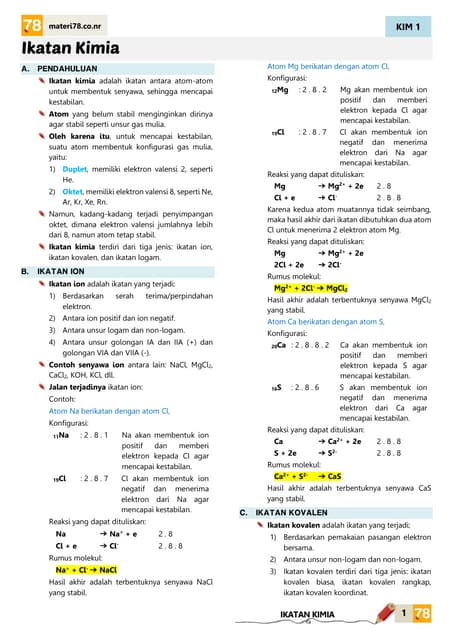 materi kimia kuliah BAB 4 ikatan kimia.ppt