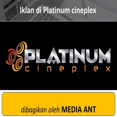 Iklan di bioskop CGV | PPTX