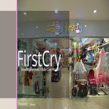 An Analysis of FirstCry India - Business Management | PPTX