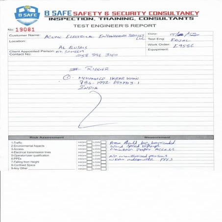 Ikrar rigger certificate attaendance certificate | PDF