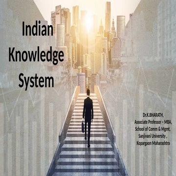 Introduction To Indian Knowledge System Pptx