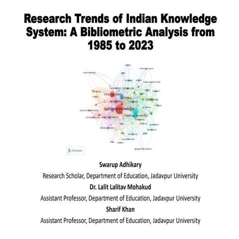 Research Trends of Indian Knowledge System: A Bibliometric Analysis ...