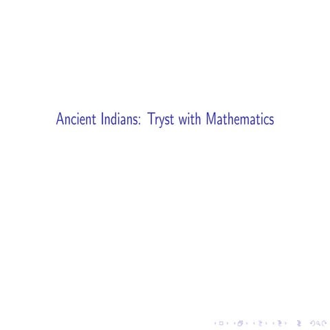 IKS_mathematics__ Indian mathematician’s | PDF