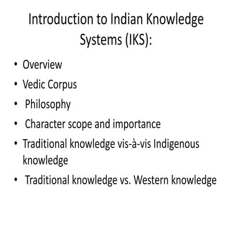 Introduction to Indian Knowledge System.pptx