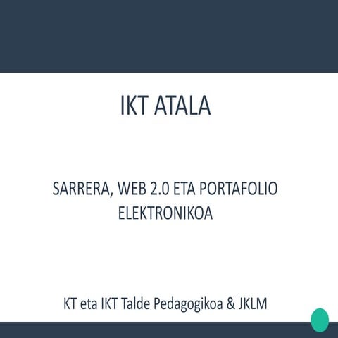 Ikt atala sarrera_web_2_portafolio_elektronikoa (3) | PDF