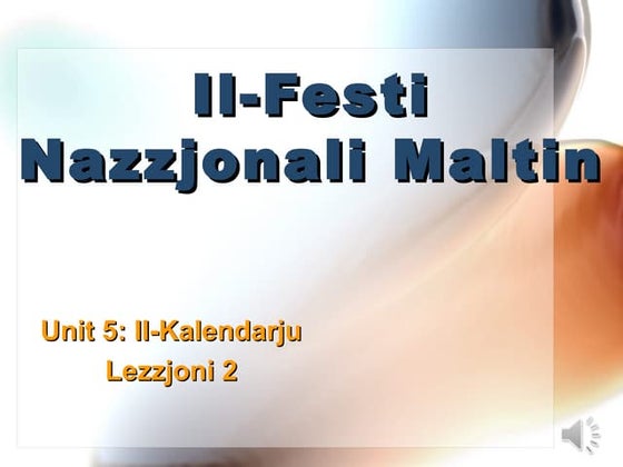 Snajja’ u xogħlijiet tradizzjonali | PPT